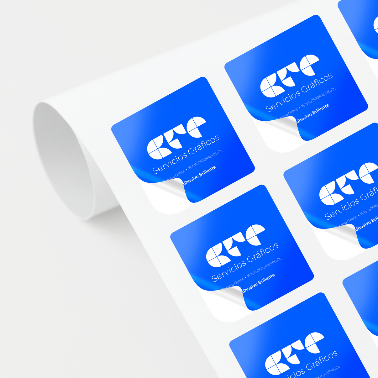 Sticker Cuadrado Brillante – CFPGRAPHIC